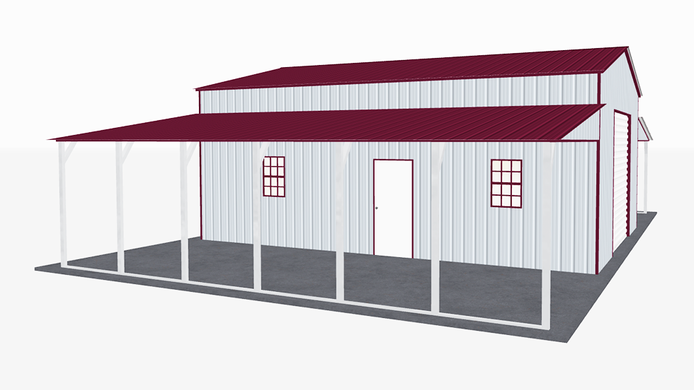 46x31 Vertical Roof Step Down Barns | Buy Online at Great Price